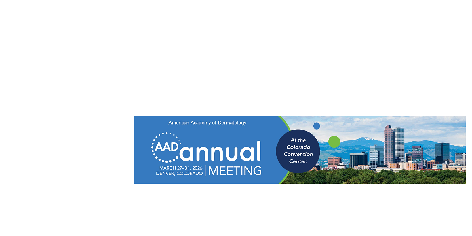 2026 AAD Annual Meeting | Royal Belgian Society of Dermatology and ...