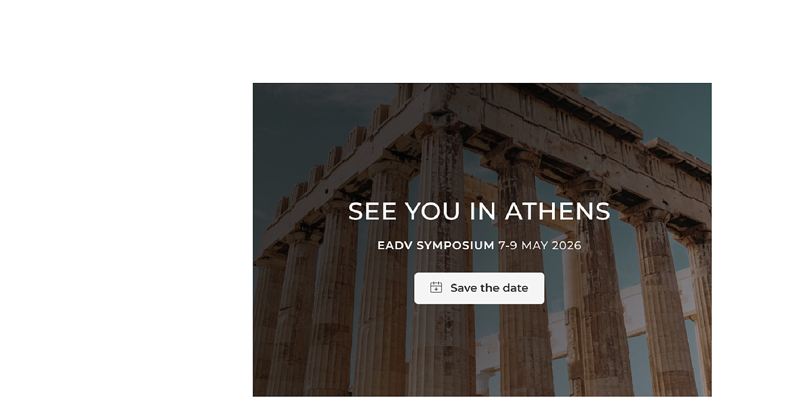 EADV SYMPOSIUM 2026 | Royal Belgian Society of Dermatology and Venerology